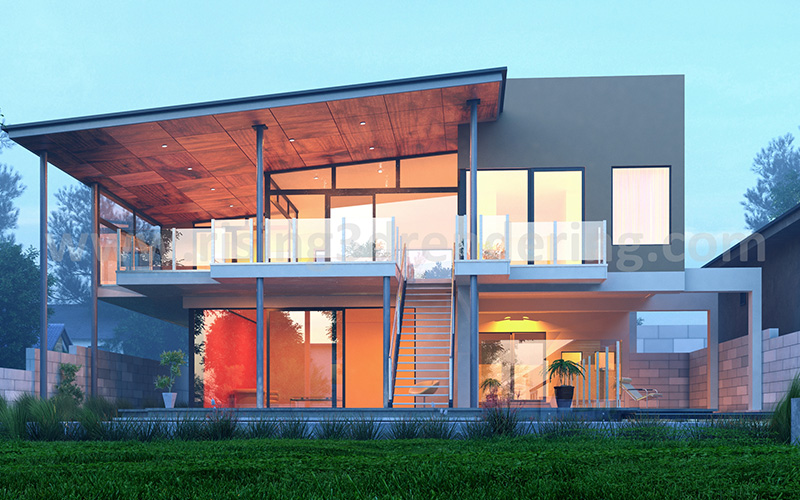 Contemporary Rendering Modern Homes